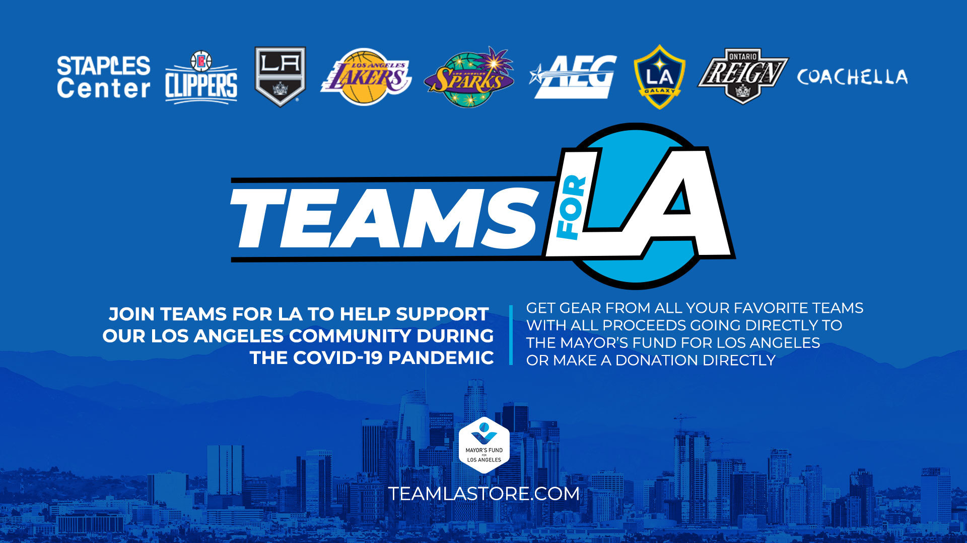Local Sports Franchises Come Together To Create ‘Teams For LA’To ...